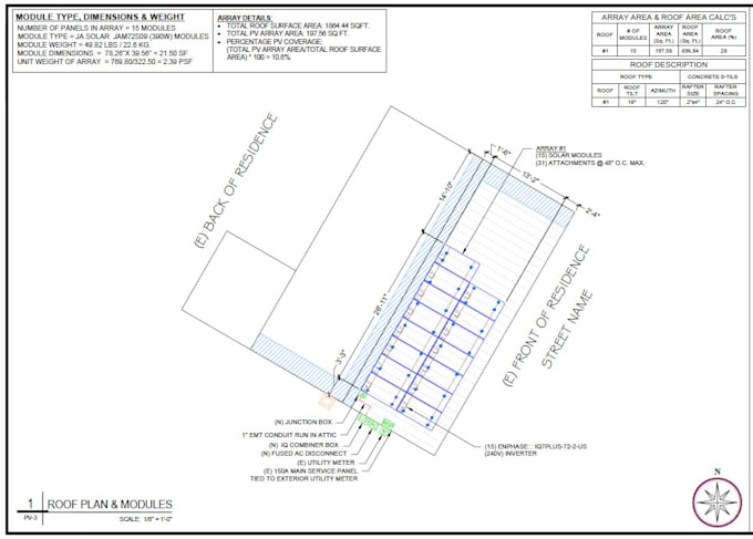 Provide residential solar permit package design by Pviesllp | Fiverr