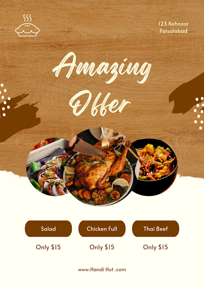 Design an amazing menu for your restaurant and cafe by Kiranwebdesign ...