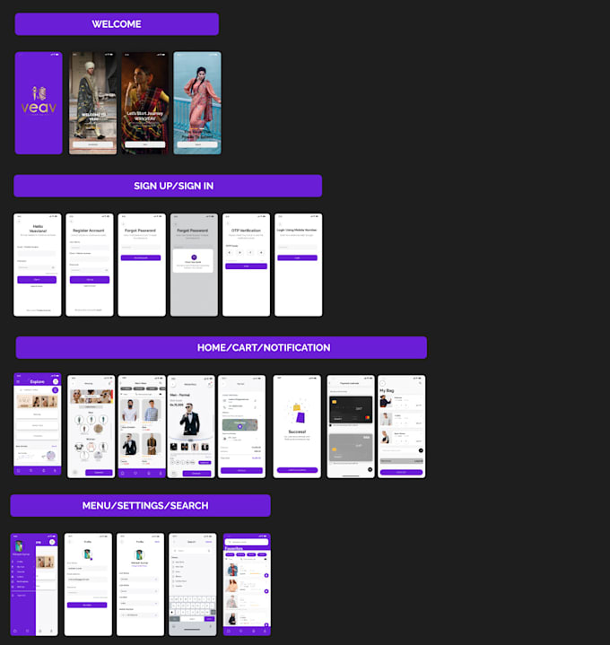 Stunning figma designs for your dream project by Raghu7676 | Fiverr
