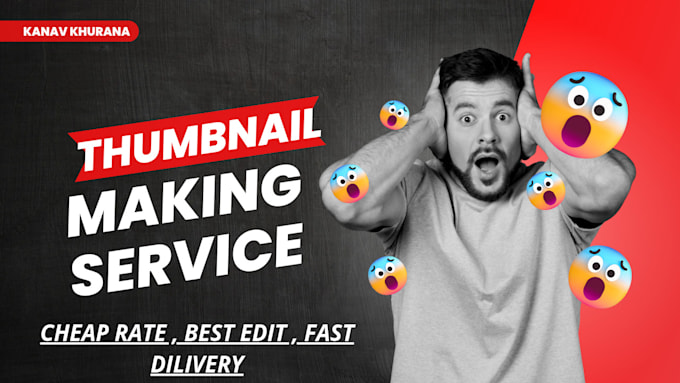 Makes thumbnail , logo , channel arts by Kanavkhurana270 | Fiverr