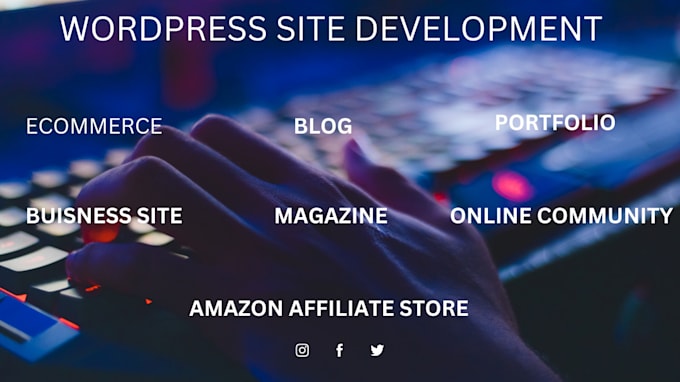 Build you a responsive website using wordpress by Hamzashbir | Fiverr