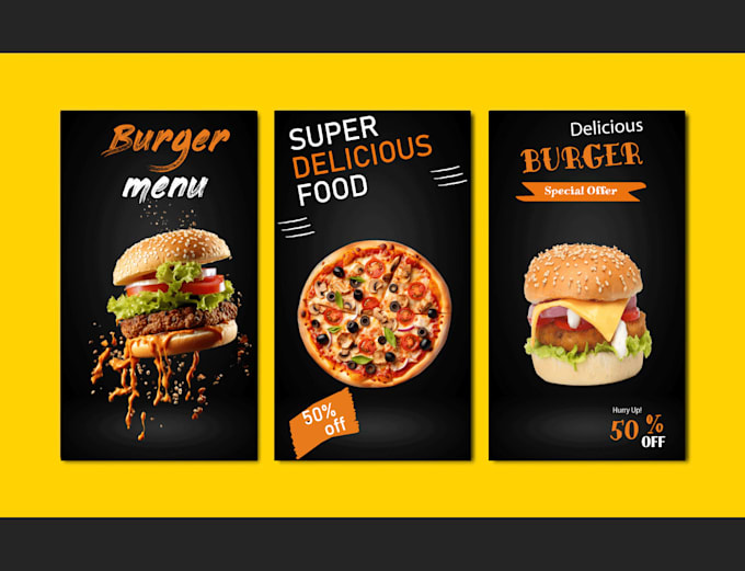 Amazing restaurant menu, food menu and fast food card design by ...