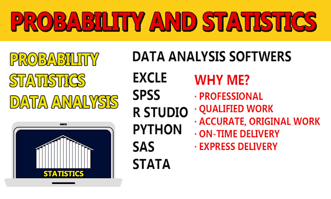Do your urgent statistics probability statistical analysis task by Haamadrana | Fiverr
