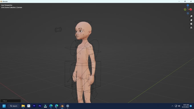 Rig 3d Model In Blender For Animation And Game Engines By Rahulgour Fiverr