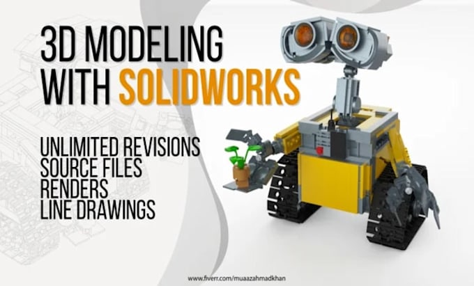 Design 3d product, mechanical models and provide printing files using solidworks by Hammad_adnan ...