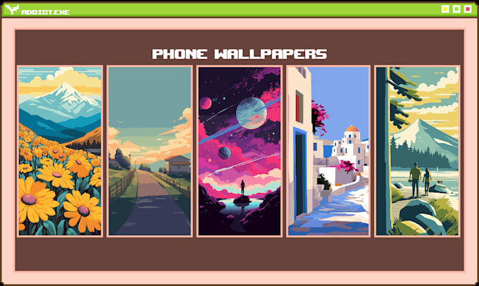 Create pixel art wallpapers, backgrounds and landscapes by Yahya_km ...