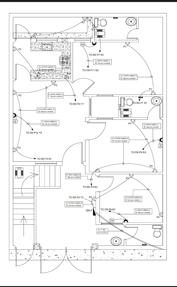 Do autocad drawings in 2d and electrical design by Khalid740 | Fiverr