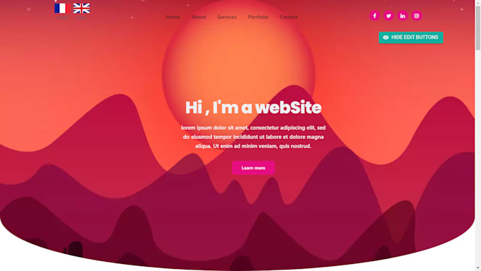 Create your perfect portfolio or business website using my creation ...