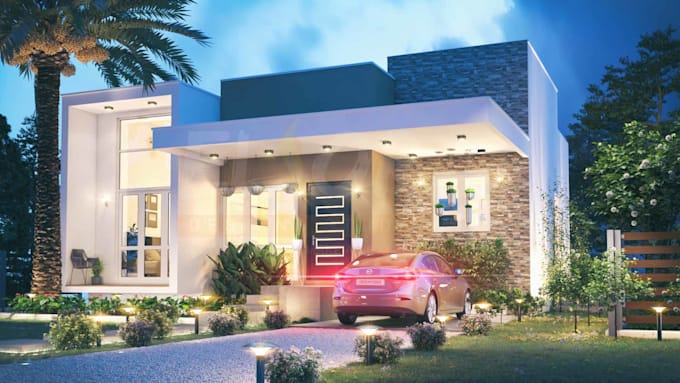 Do photo realistic 3d visualizations for your house plan by Elior ...