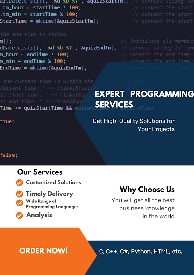Do Your Programming Assignments Or Projects For C Cpp C Pythonhtml Etc By Aaqibnazir18 