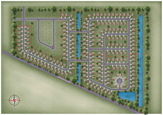 Clean up your site plan and create eye catchy 2d rendering by ...