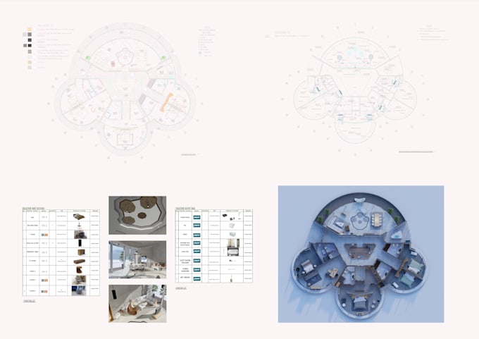 Do interior 2d drawing by Zeni_chane | Fiverr
