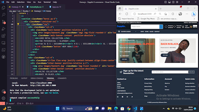 Code in reactjs and make a fully functional website by Shisama_1 | Fiverr