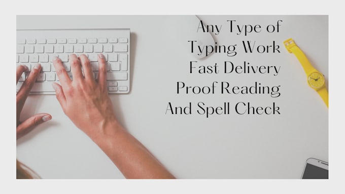 Any type of typing work for ytou by Madiha_anam | Fiverr