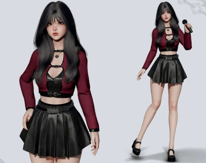 Create high quality nsfw, sfw,3d avatars for vrchat, vroid and vtube by ... Create high quality nsfw, sfw,3d avatars for vrchat, vroid and vtube by ...