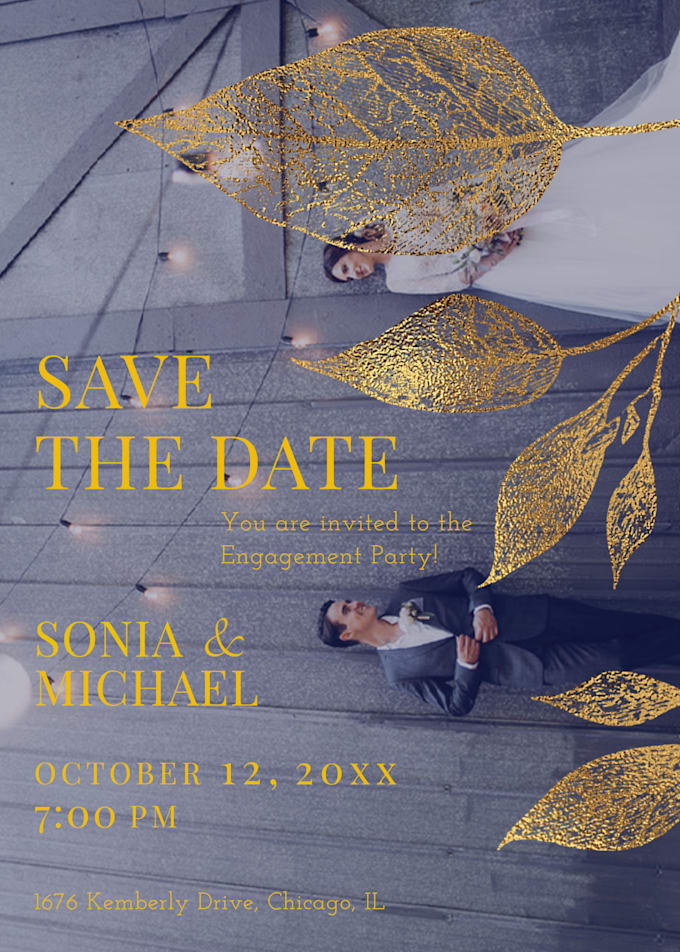 Make aesthetic and simple invitation models by Emirxort | Fiverr