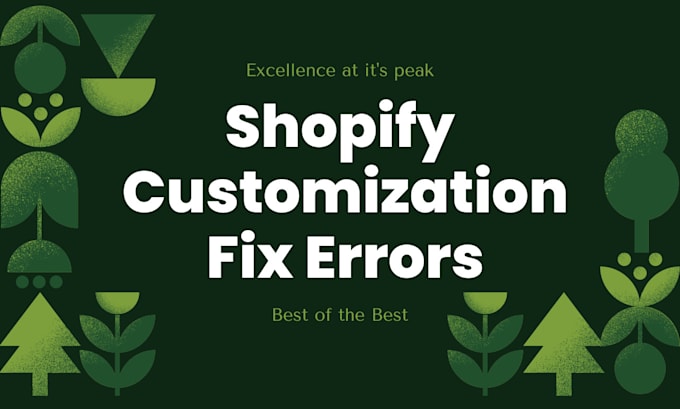 Design shopify website fix shopify theme bugs liquid code fix shopify developer by Kyleecooper ...