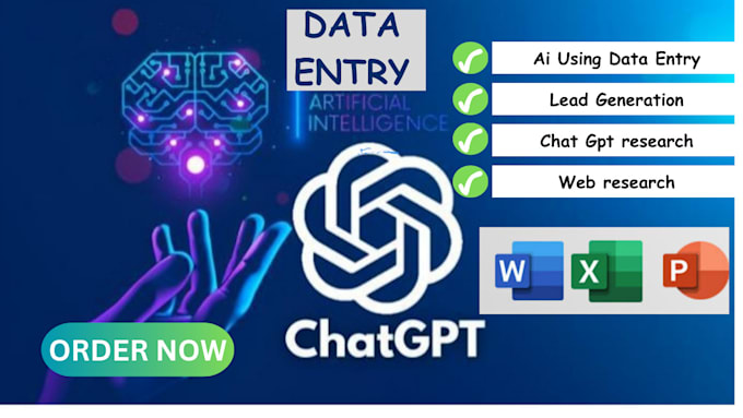 Give data entry, typing, data extraction, and web research services on ...