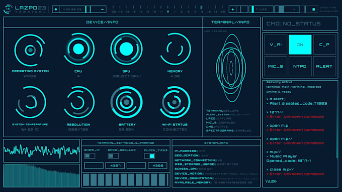 Give you a hud engine made in html, css and js by Scanz_labs | Fiverr