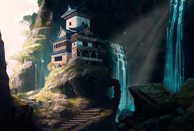 Environment, character design in realistic style by Mukaaa173 | Fiverr