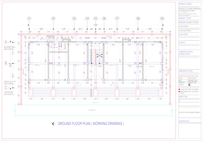 Draw your architectural floor plan in auto cad 2d by Mahbubalam11 | Fiverr