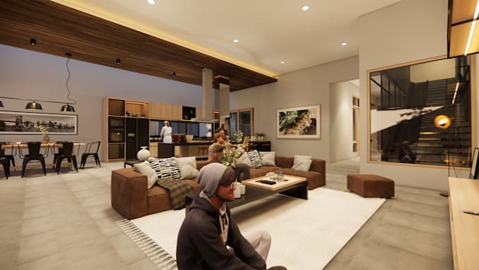 Do architecture 3d modeling and realistic rendering by Veehous | Fiverr