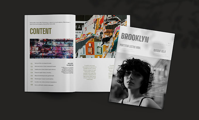 Do best magazine layout creative cover design in indesign by Sultanm ...