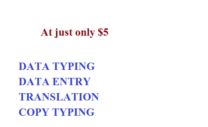 Typing and translation with perfectly by Dharmendraso268 | Fiverr