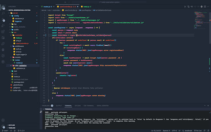 Mern stack project nodejs by Batuhankucukyil | Fiverr
