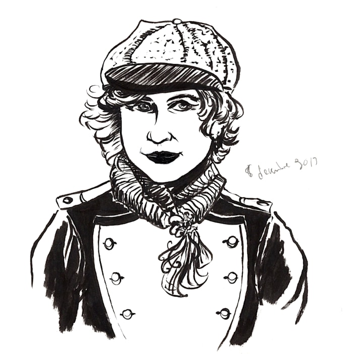 Draw inking and line art with traditional or digital ink by Nocturius ...