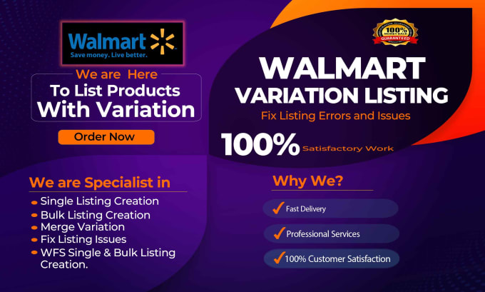 Create walmart variation listings, bulk listings, product upload expert ... Create walmart variation listings, bulk listings, product upload expert ...