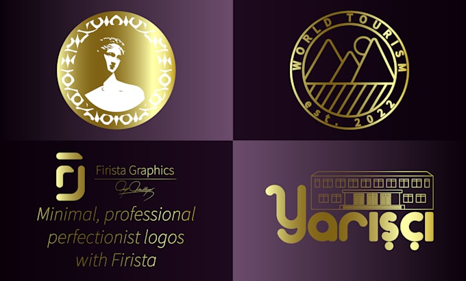 Sell minimalist, professional logo designs by Firistagraphics | Fiverr