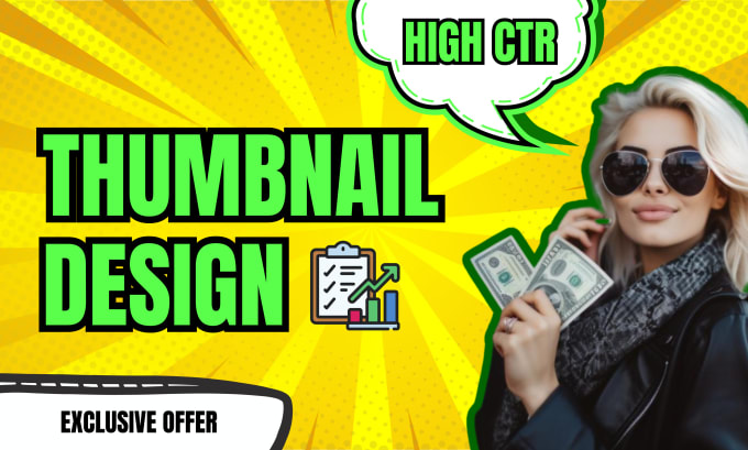 Design the best youtube thumbnail with a high ctr by Jayraval77 | Fiverr