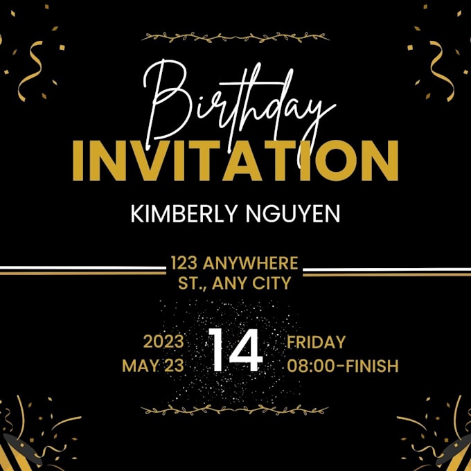 Design a beautiful modern birthday card by Kunalrawat545 | Fiverr