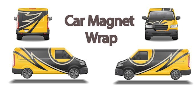 Create car magnet design, sign magnet, car window vinyl decal by ...