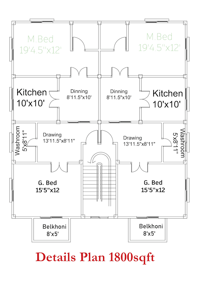 Design cad 3d and 2d model floor plan house map by Soumya4302 | Fiverr