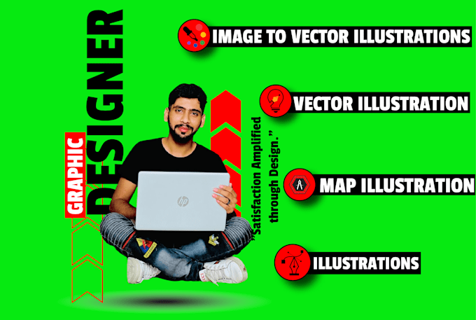 Do illustrations, vectorization and images to vector by Zohaib_ali_2404 ...