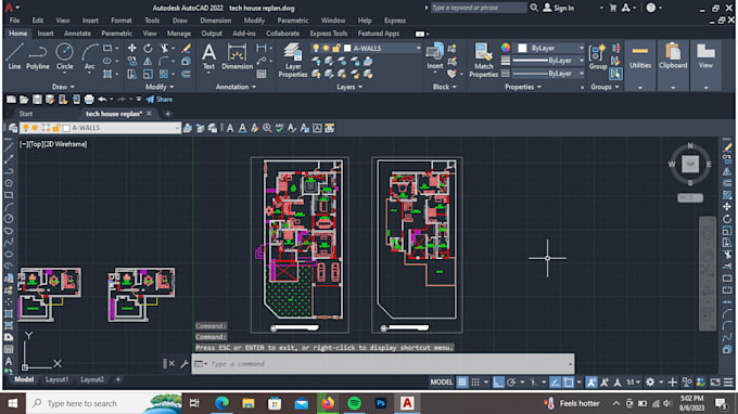Redraw,redesign floorplans for you in autocad and revi by Marhaazam ...