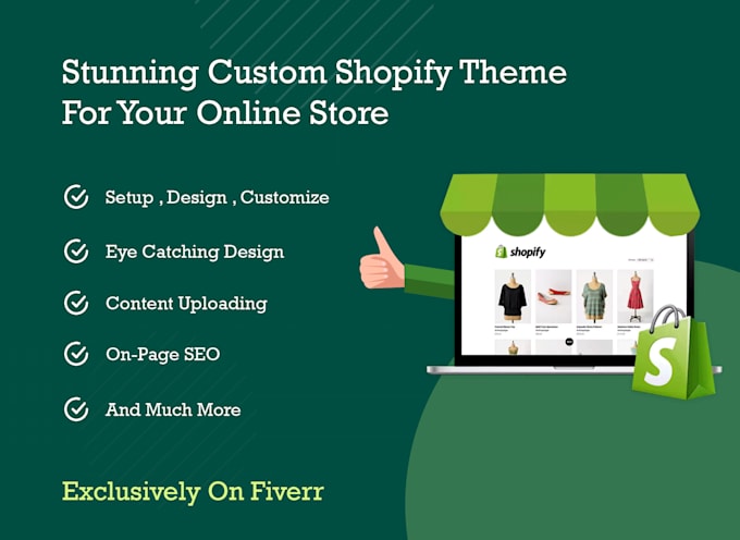 Create a stunning custom shopify theme by Tritechhub | Fiverr