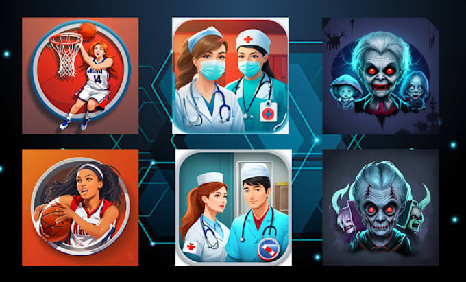 Create app and game icon and screenshots or logo for you by Stealer ...