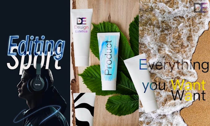 Creative design solution product design,logo,banner etc by Designestetica | Fiverr