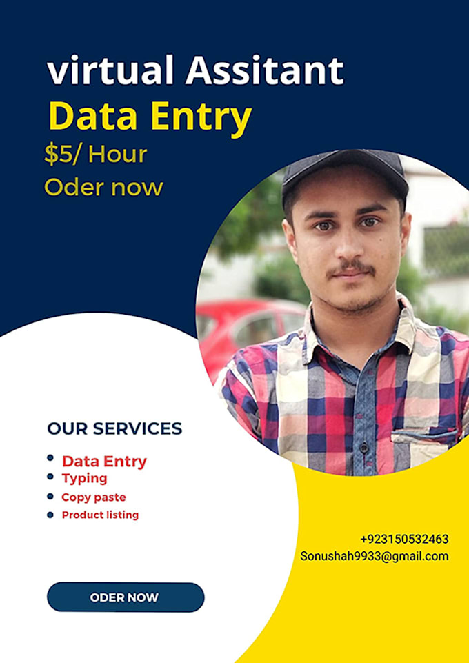 Be your virtual assistant for data entry by Sonushah12 | Fiverr