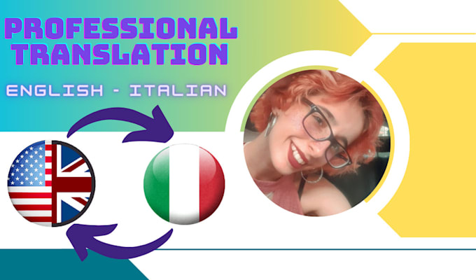 Translate from italian to perfect english and vice versa by Veddisa | Fiverr