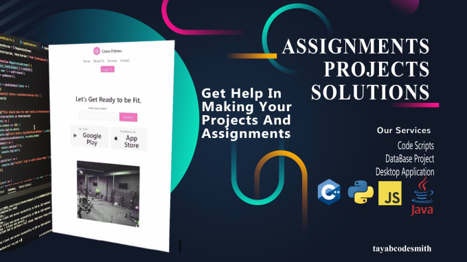 Do Programming Projects Coding Java Python Cpp Developer Database Websites By Tayabcodesmith