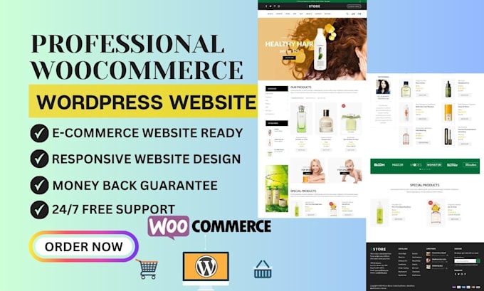 Design and develop ecommerce website online store with wordpress woocommerce by Dev_smrity | Fiverr