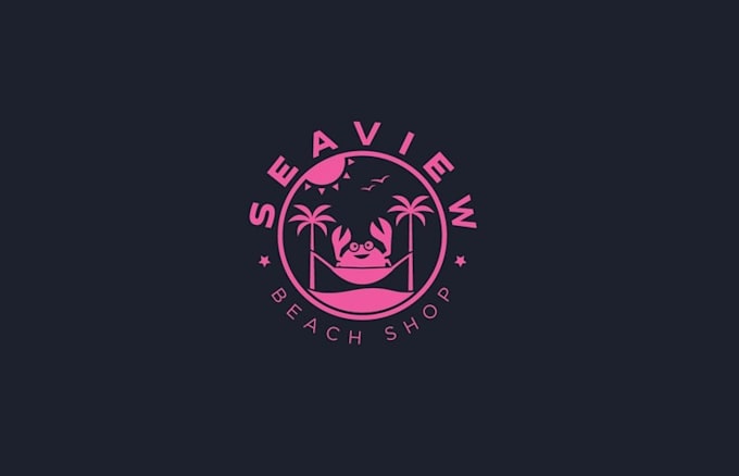 Funky beach shop logo design by Diana_starnes | Fiverr