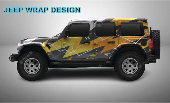 Do professional jeep wrap design, custom 4x4 jeep wraps, by Wrapde | Fiverr