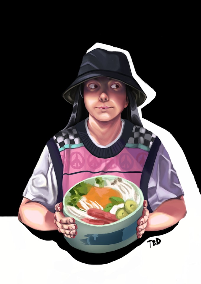 Do portrait illustration for you by Tedokun | Fiverr