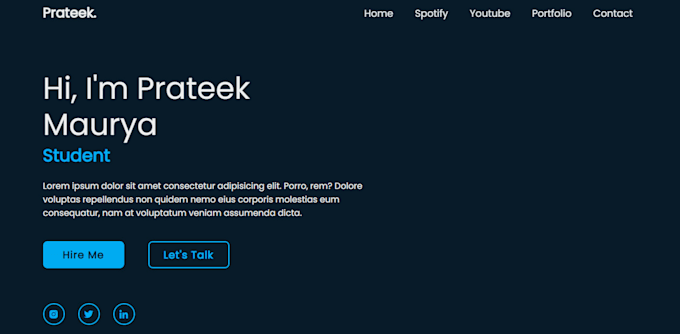 Make a responsive website using html , css and javascript by ...