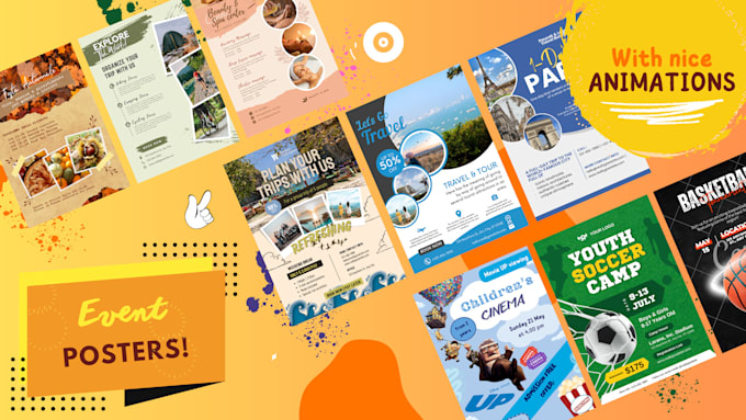 Design a canva event planning template with animations by Nameless137 ...